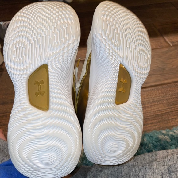 Shoes | Extra Clean Curry 8s White Gold Look Brand New With Ow Without ...